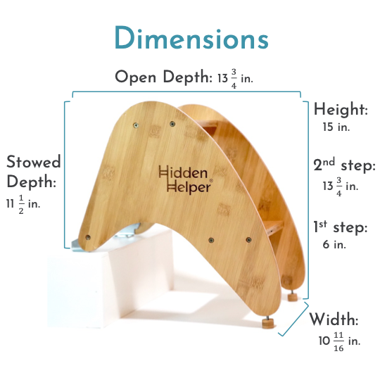 HiddenHelper - The Stowable Montessori Stool